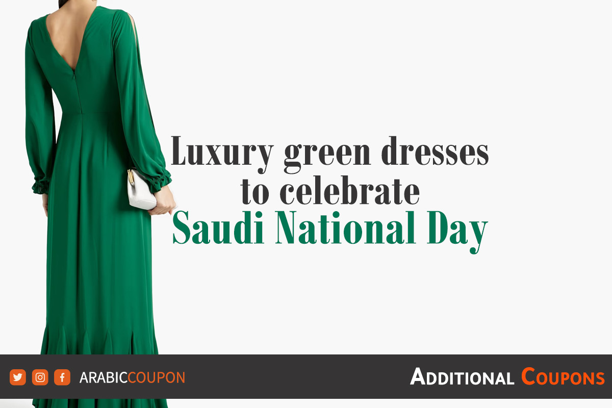 Celebrate the Saudi National Day with green dresses