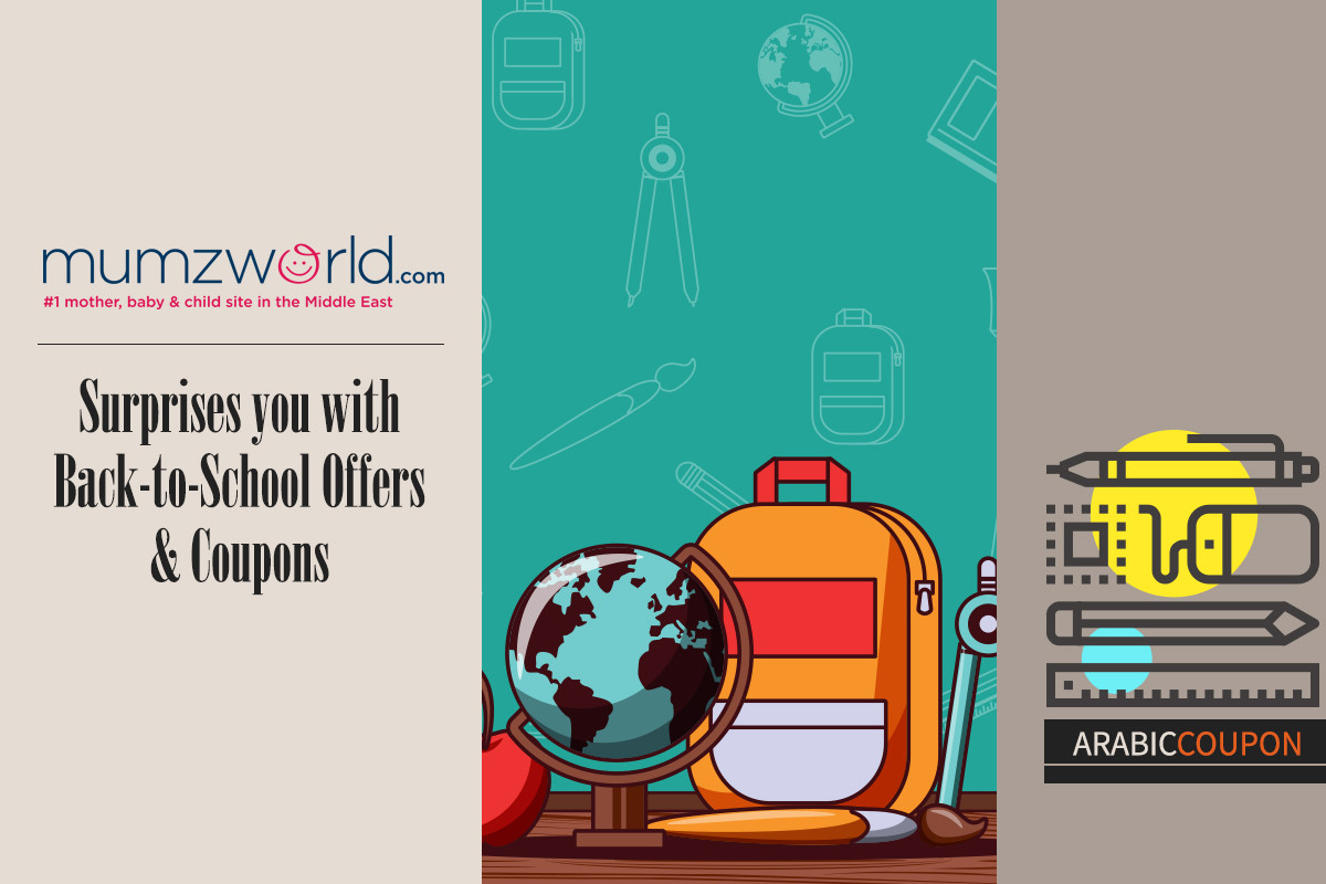 Back to school deals up to 80% with Mumzworld promo code "ACMW35"