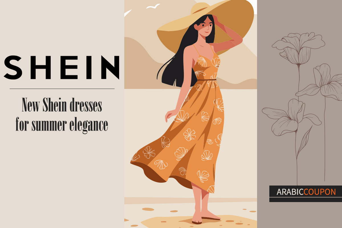 Elegant summer dresses in colorful and floral prints from Shein Egypt