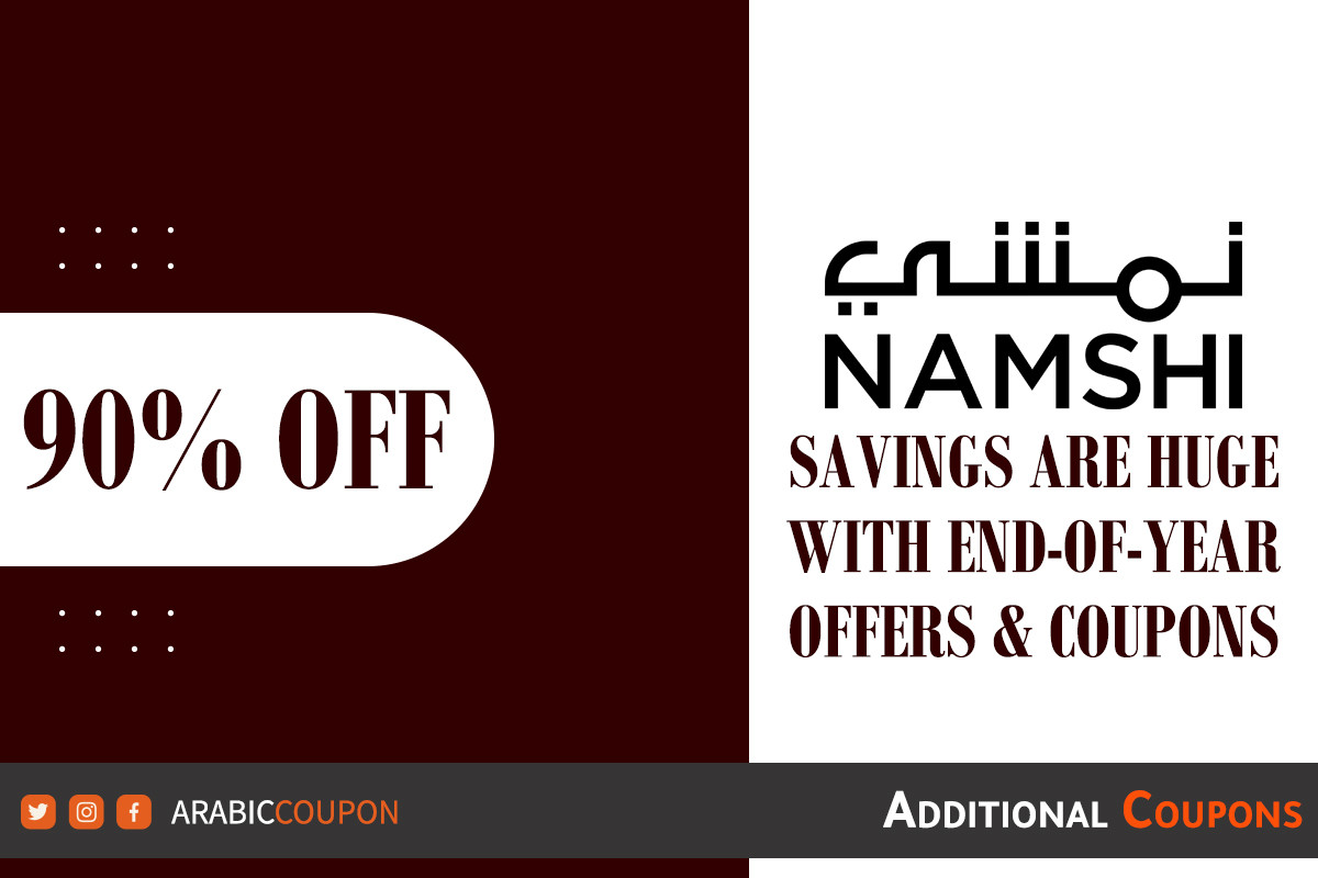 90% End-of-year offers with Namshi coupon in Egypt